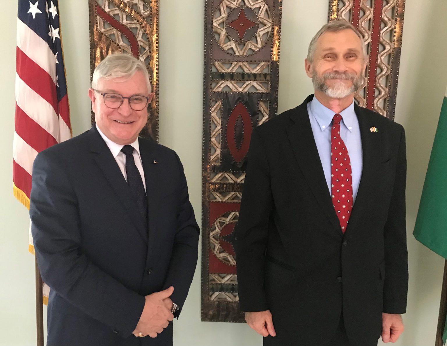 Visit to the US Ambassador in Ivory Coast - Embassy of the Sovereign ...